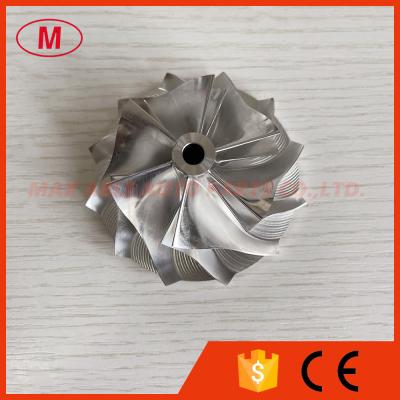 China GT3071R 51.17/70.98mm 6+6 blades high performance racing turbocharger milling/aluminum 2618/billet compressor wheel for sale