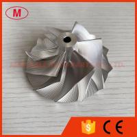 China CUSTOM reverse 6+6 blades 57.04/76.13mm High performance turbo milling/alumunum 2618/billet compressor wheel for sale