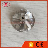 China GT15-25 reverse 52.56/68.01mm 6+6 Blades milling/aluminum 2618/billet compressor wheel for sale