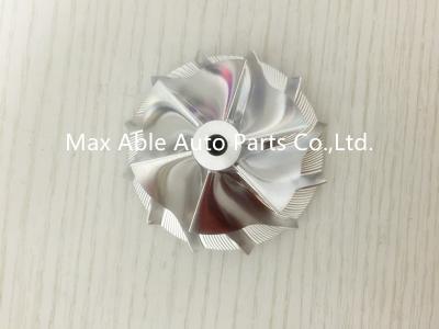 China GT15-25 44.5X60.01mm 720915-0004/737692-0002 6+6 blades billet turbocharger compressor whe for sale