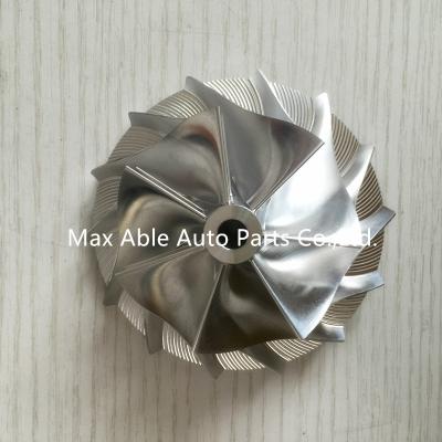 China HX40 HE351 59.96X85.98mm 7+7 4035879 performance design Turbocharger Billet compressor whe for sale
