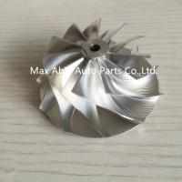 China GT15-25 53.53X69mm 11+0 Blades billet turbocharger compressor whee for sale