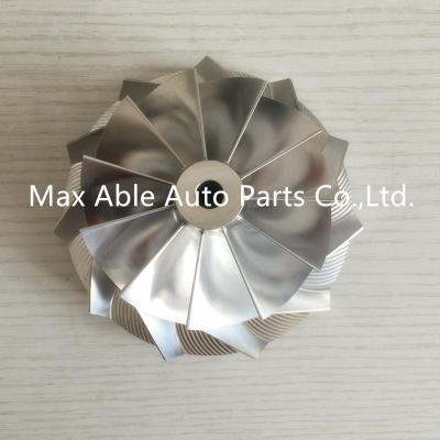 China T51RSPL 76.71/102.33mm 11+0 blades racing Turbocharger Billet compressor wheel for sale