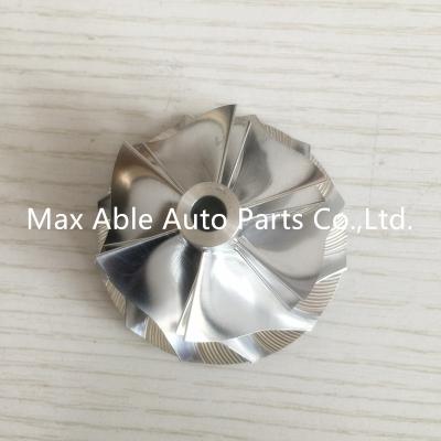 China RHF55 43.40/56.03mm 6+6 blades Turbocharger Billet compressor wheel for Nissa*n VR38DETT T for sale