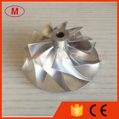 China GT28 49.70/67.40mm 10+0 blades 446179-0094/816366-0001 racing turbo billet compressor wheel for sale