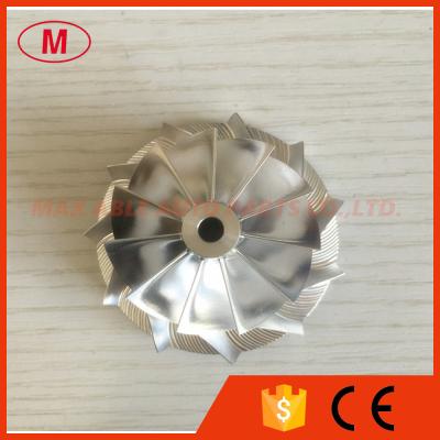 China GT15-25 784369-0002 44.39/60.01mm 11+0 Blades high performance billet turbo compressor whe for sale