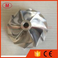 China KTR110 6505-51-1410 72.14/106.00mm 6+6 blades turbocharger billet compressor wheel for Kom for sale