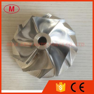 China KTR110 6505-51-1410 72.14/106.00mm 6+6 blades turbocharger billet compressor wheel for Kom for sale