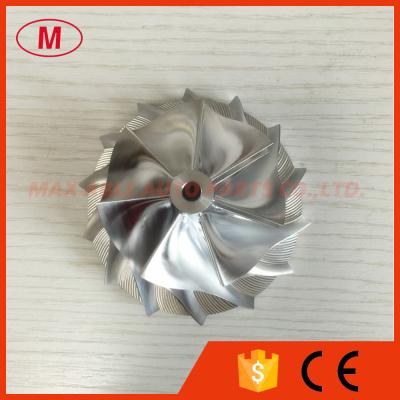 China GT3084 61.33/82.00mm 7+7 blades high performance milling/billet compressor wheel for sale