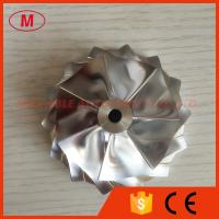 China GT3076 7+7 blades 59.08/76.13mm turbo billet/milling/aluminum compressor wheel for racing for sale