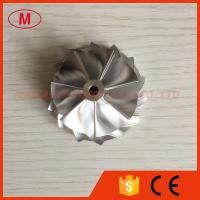China K04 5306-123-2014 46.39/56.08mm 7+7 blades aluminum 2618/billet compressor wheel for 5304-970-0064 for sale