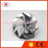 China HX40/HE351 4035879 59.96/85.98mm 5+5 blades high performance turbo billet compressor wheel for sale