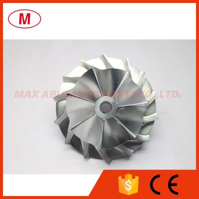 China HX60 85.00/120.00mm 7+7 blades high performance turbo billet/milling/Aluminum 2024 compres for sale