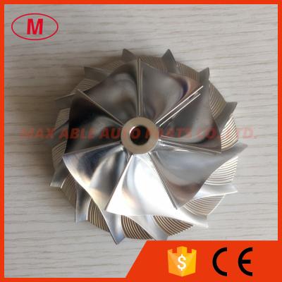China HX40 60.03/85.98mm 7+7 blades high performance Turbocharger aluminum 2618/milling/billet compressor wheel for sale
