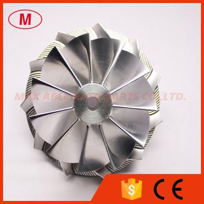 China RHC8 79.99/113.00mm 11+0 blades milling/aluminum 2024/Billet compressor wheel for sale