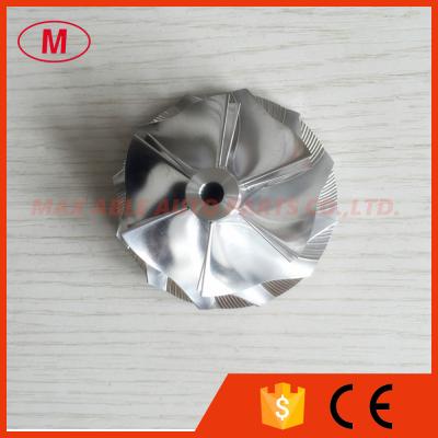 China RHF5 46.50/59.94mm 6+6 blades aluminum 2618/milling/billet compressor wheel for sale