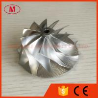 China GT15-25 50.2/65.00mm 11+0 Blades 702549-0008HF V1 high peformance billet compressor wheel for sale