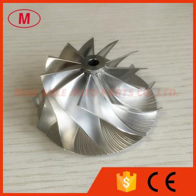 China GT15-25 50.2/65.00mm 11+0 Blades 702549-0008HF V1 high peformance billet compressor wheel for sale