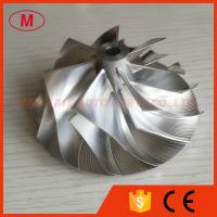 China GTX3582 9833-2 62.45/82.36mm 7+7 blades turbo milling/billet compressor wheel for sale