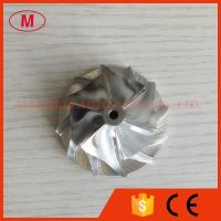 China TD03 39.60/56.00mm 6+6 blades Turbo milling/aluminum 2618/billet compressor wheel for sale