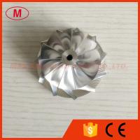 China GT15-25 53.53/69mm 11+0 Blades aluminum 2618/milling/billet compressor wheel for sale