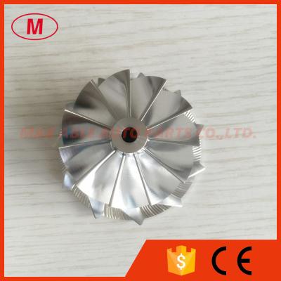 China CT12 47.04/58.03mm 11+0 blades Turbocharger aluminum 2618/milling/billet compressor wheel for sale