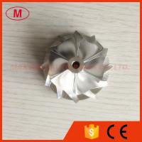 China GTA15-25 41.55/56.03mm 6+6 blades 737689-0002 performance  milling/billet compressor wheel for sale