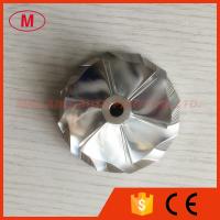 China TD05H-20G 49179-43400 52.56/68.01mm 6+6 blades Turbo 49179-00260/EVO Billet/milling compressor wheel for sale