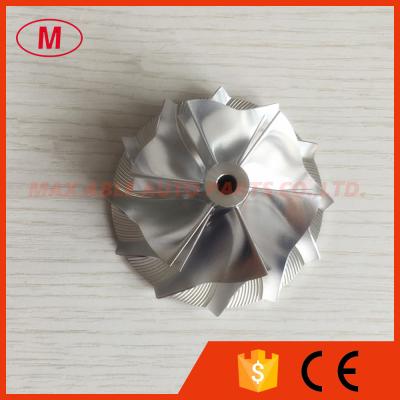 China TD04HL 49.10/65.00mm 6+6 blades reverse high performance Turbo Billet compressor wheel for sale