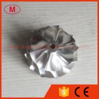 China RHF5 52.56/68.00mm 6+6 blades high performance aluminum 2618/milling/billet compressor whe for sale