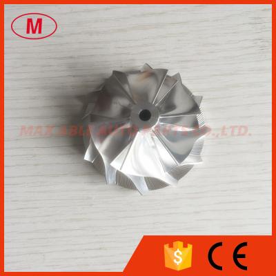 China K04 45.09/56.08mm 6+6 blades 5306-123-2216 aluminum 2618/milling/ billet compressor wheel for K0422881 5304-970-0303 for sale