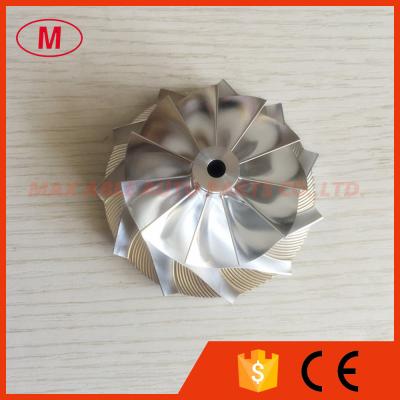 China GT15-25 53.11/70.98mm 11+0 blades turbo aluminum 2618/milling/billet compressor wheel for sale