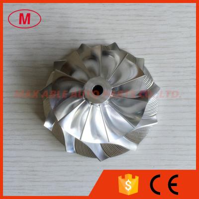 China GT3582 451644-0005 61.33/82.00mm 11+0 blades cutback:6.0 aluminum 2618/milling/billet compressor wheel for sale