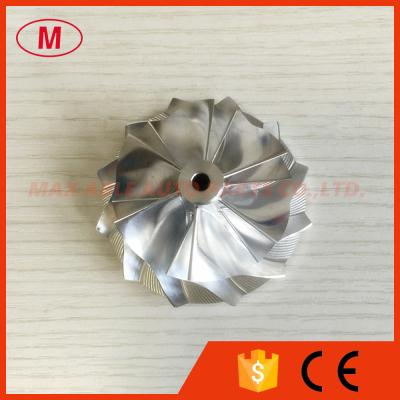 China K04 49.62/61.98mm 6+6 blades high performance turbo milling/ billet compressor wheel for sale
