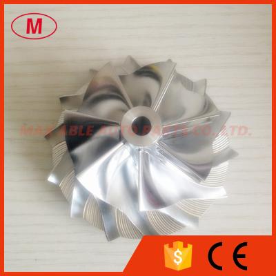 China S200 171729 58.55/80.57mm 7+7blades Turbocharger Billet/milling compressor wheel for sale