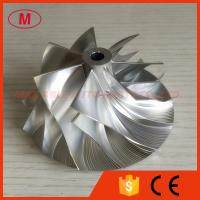 China GT3037 7+7 blades 57.04/76.13mm 452708-0001 high performance turbo billet compressor wheel for sale
