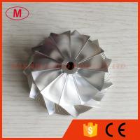 China GTX3076 58.00/76.13mm 11+0 blades Bore:5.99mm high performance turbo milling/alumininum 2618/billet compressor wheel for sale