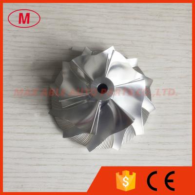 China TD05H reverse 49179-02712 56.24/75.00mm 6+6 blades turbo Billet compressor wheel for sale