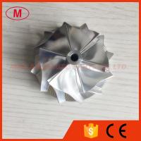 China RHF5/RHF55 46.30/60.00mm 6+6 blades  performance turbo milling/billet compressor wheel for sale