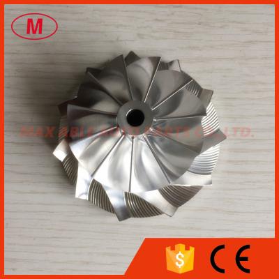 China TD05H 20G upgrade 52.56/73.04mm 11+0 blades high performance turbo billet compressor wheel for sale