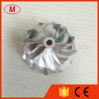 China GT28 49.62/61.98mm 6+6 blades racing turbocharger billet/milling compressor wheel for sale