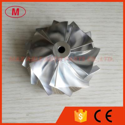 China T04E 67.43/82.00mm 6+6 blades turbocharger milling/aluminum 2618/billet compressor wheel for sale