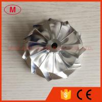 China T04E 57.04/76.13mm 11+0 blades turbocharger milling/aluminum 2618/billet compressor wheel for sale