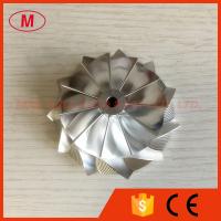 China RHF5 52.56/68.00mm 11+0 blades turbo  aluminum 2618/milling/billet compressor wheel for sale