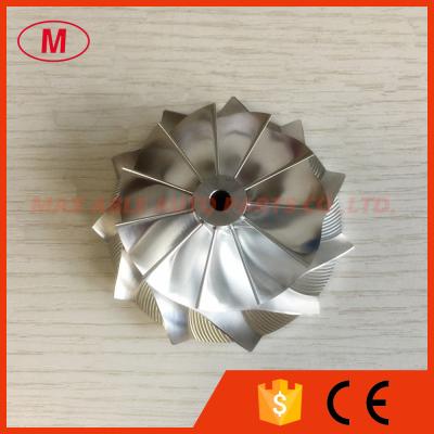 China RHF5 52.56/68.00mm 11+0 blades turbo  aluminum 2618/milling/billet compressor wheel for sale