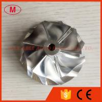 China GTX3576 434292-0007/9 56.84/76.20mm 6+6 blades Turbo aluminum 2618/billet compressor wheel for sale