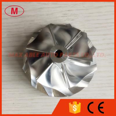 China GTX3576 434292-0007/9 56.84/76.20mm 6+6 blades Turbo aluminum 2618/billet compressor wheel for sale