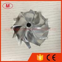 China CT26 50.39/68.01mm 6+6 blades17291-54060 performance Turbo Billet compressor wheel for sale