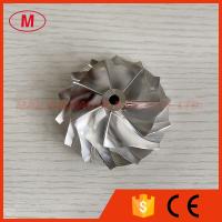 China K16 49.09/68.62mm 7+7blades high performance milling/aluminum 2618/billet compressor wheel for sale