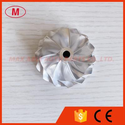 China GTX2860R 45.66/60.00mm 7+7blades LEP style turbo milling/aluminum 2618/billet compressor wheel for sale